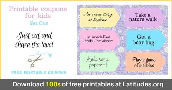 FREE Printable Reward Coupons for Kids | ACN Latitudes