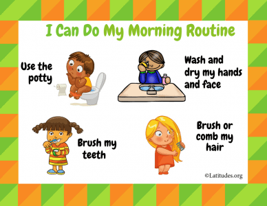 I Can Do My Morning Hygiene Printable Poster - ACN Latitudes