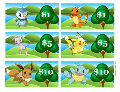 Pokemon Play Money - ACN Latitudes