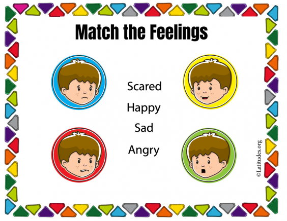 Simple Match the Feelings Chart - ACN Latitudes