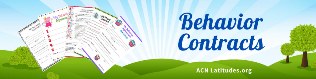 Printable Behavior Contracts for Kids | ACN Latitudes