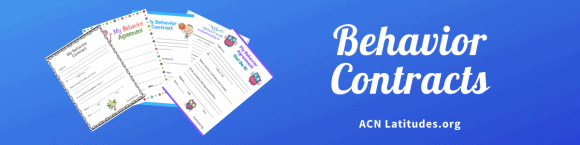 Printable Behavior Contracts for Teachers & Students | ACN Latitudes