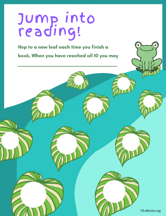 Jump Into Reading Chart (Fillable) - ACN Latitudes