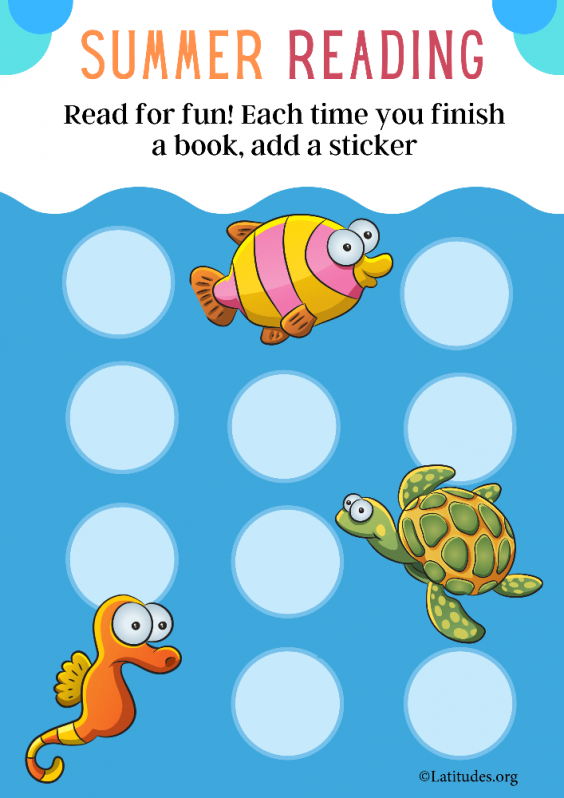 Summer Reading Sticker Chart - ACN Latitudes
