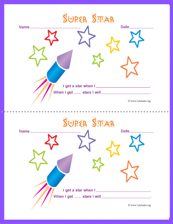 Super Star Behavior Chart - ACN Latitudes