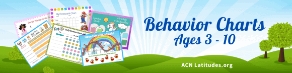 Printable Behavior Charts for Kids (Ages 3-10) | ACN Latitudes