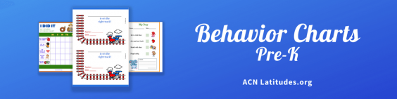 Printable Behavior Charts for Teachers & Students (Pre-K) | ACN Latitudes
