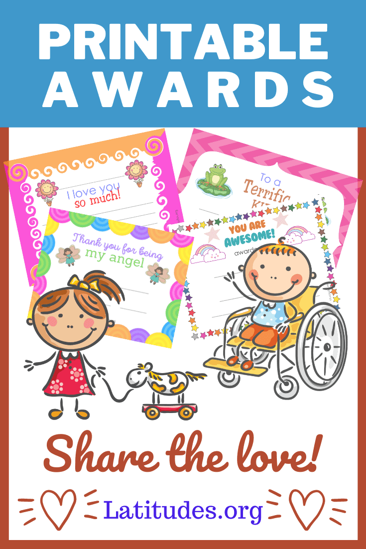 Printable Award Certificates for Kids | ACN Latitudes