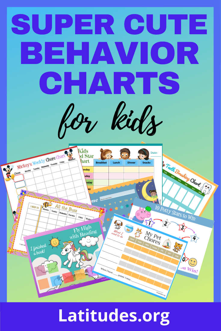 Printable Behavior Charts for Kids | ACN Latitudes